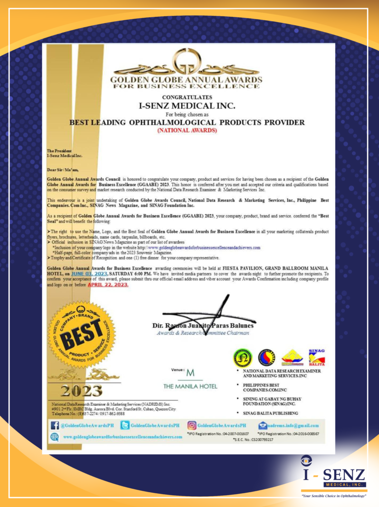 Awards & Recognitions | I-Senz Medical Inc.